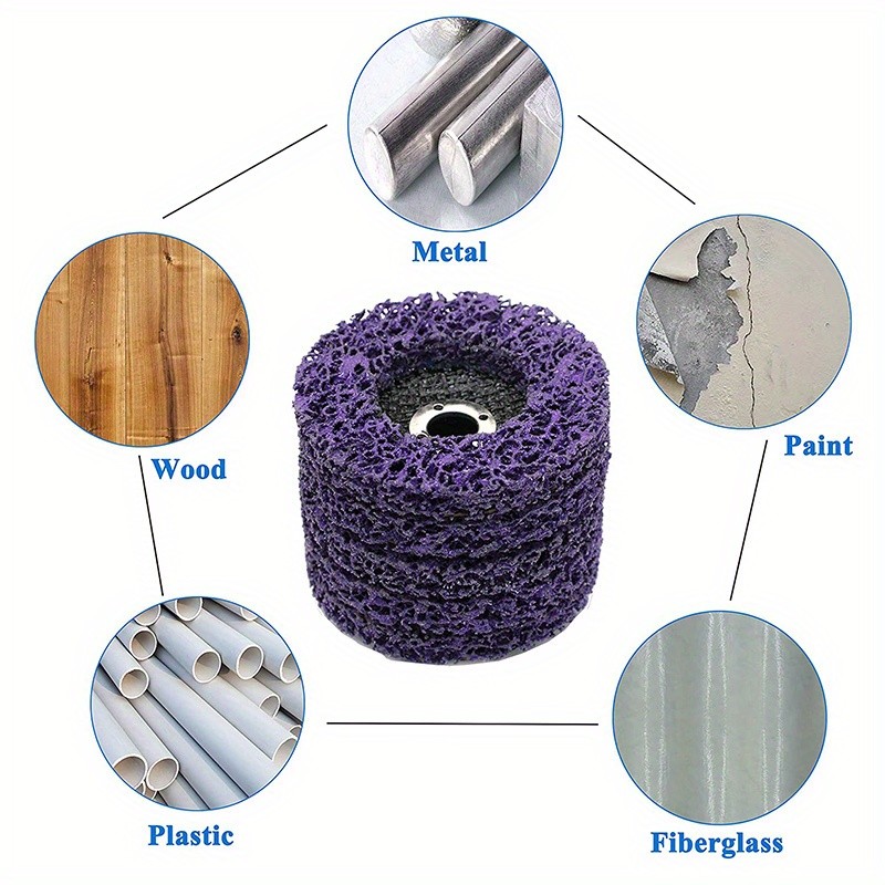 Purple Strip Discs - Rust Remover Wheel for Angle Grinders - Clean and ...
