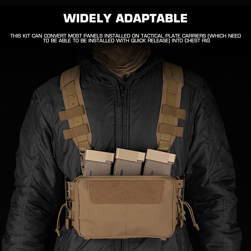 Wosport Tactic Chest Rig Kit Widely Adaptive with Quick Release H ...