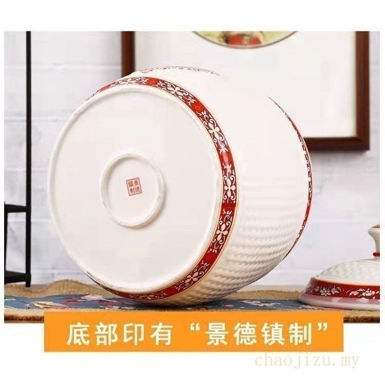 【MY Stock Fast Delivery】[COD]Ceramic Rice Storage/Rice Storage/ Rice ...