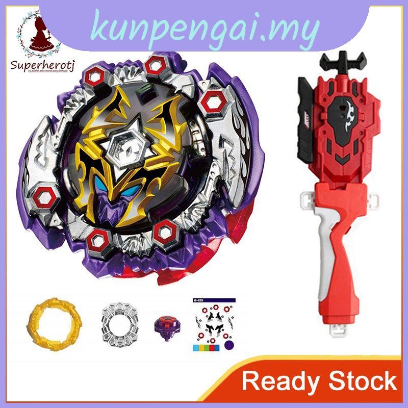 Mainan Beyblade BURST B-125 01: Dead Hades 11Turn Zephyr With Launcher ...