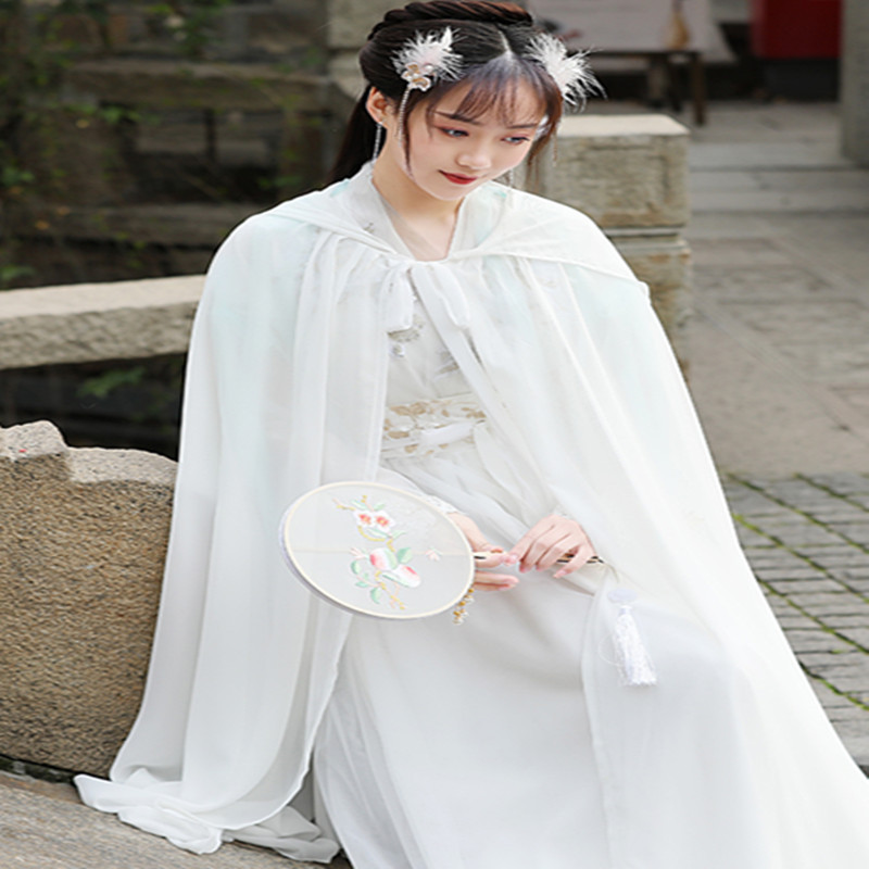 Hanfu Cloak Cloak Spring Autumn Summer Ancient Clothes Female Students ...