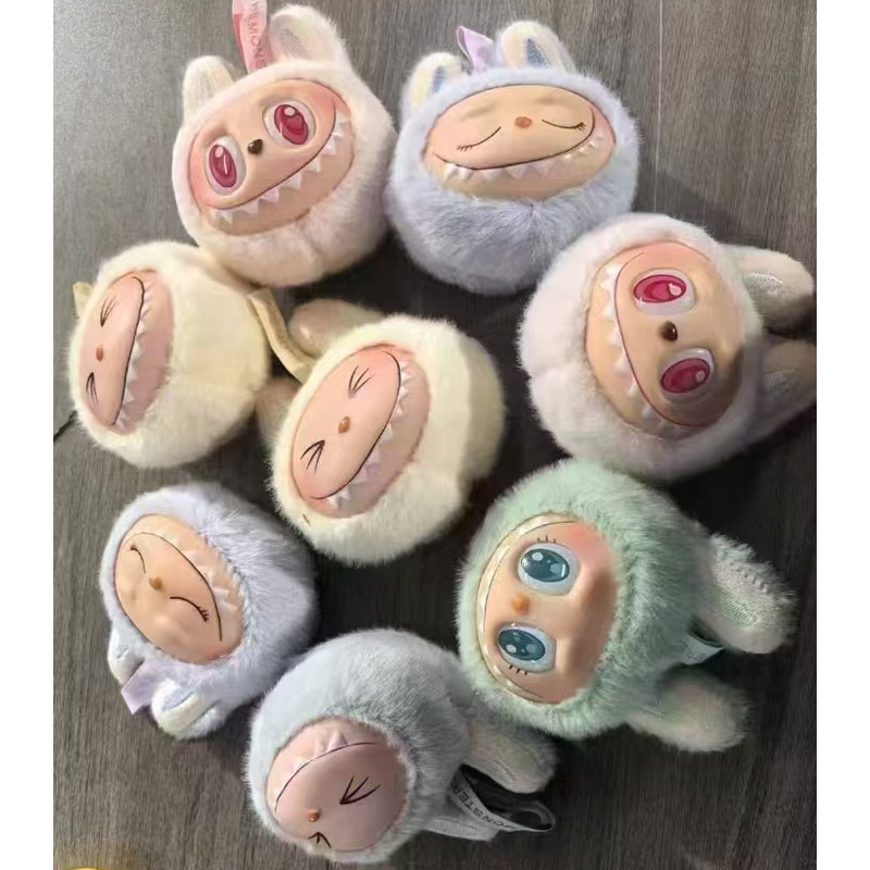 High Quality Labubu V2 Head Keychain Vinyl Face Doll Bag Pendant ...