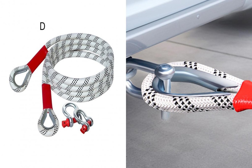 NM_ Metal Car Traction Rope Heavy-duty Trailer Rope High Strength ...