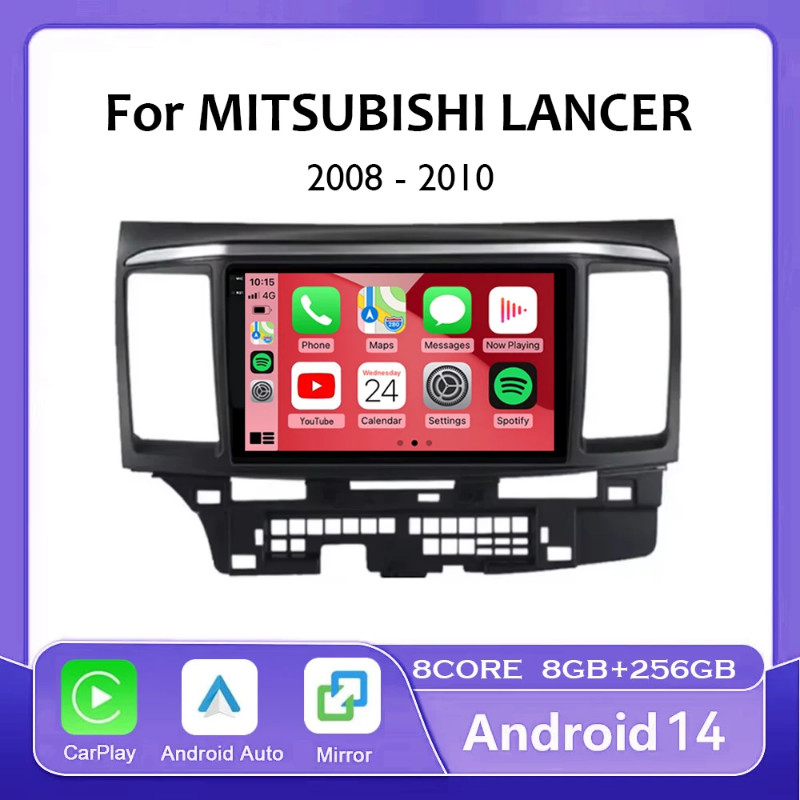 Android 14 Carplay Auto Car Radio Multimedia Player For Mitsubishi ...