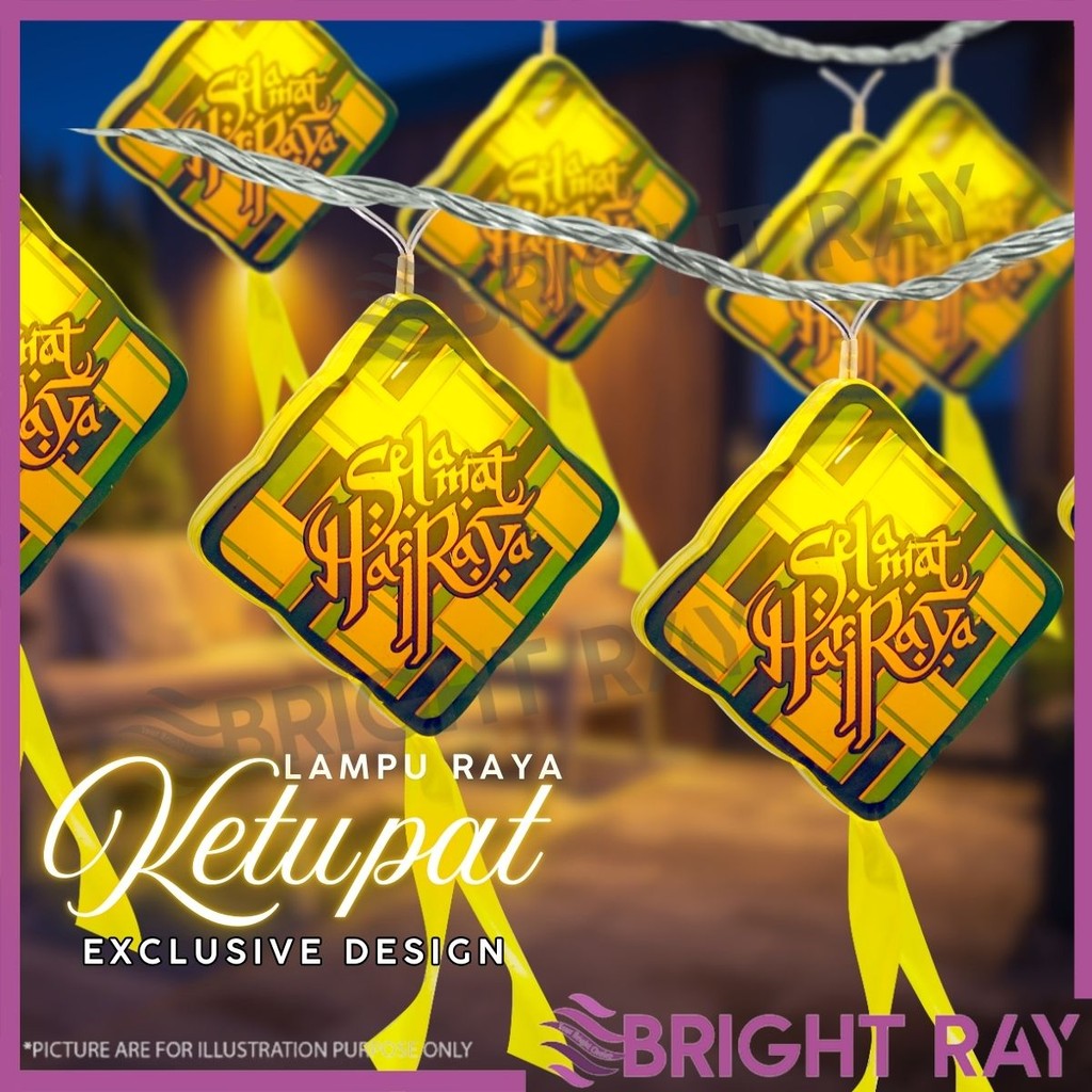 [RAYA 2025] EDISI PREMIUM Lampu Raya Ketupat Lampu Raya Aidilfitri ...