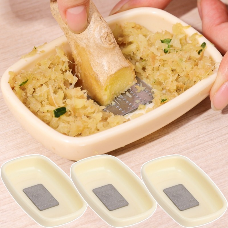 Manual Garlic Mash Grinder - Ginger Grater - Stainless Steel Ginger ...