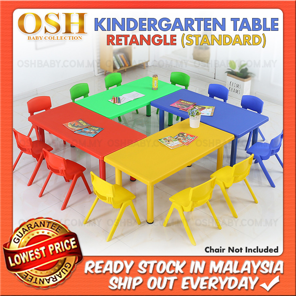 KINDERGARTEN TABLE / meja tadika taska - RECTANGLE | Shopee Malaysia
