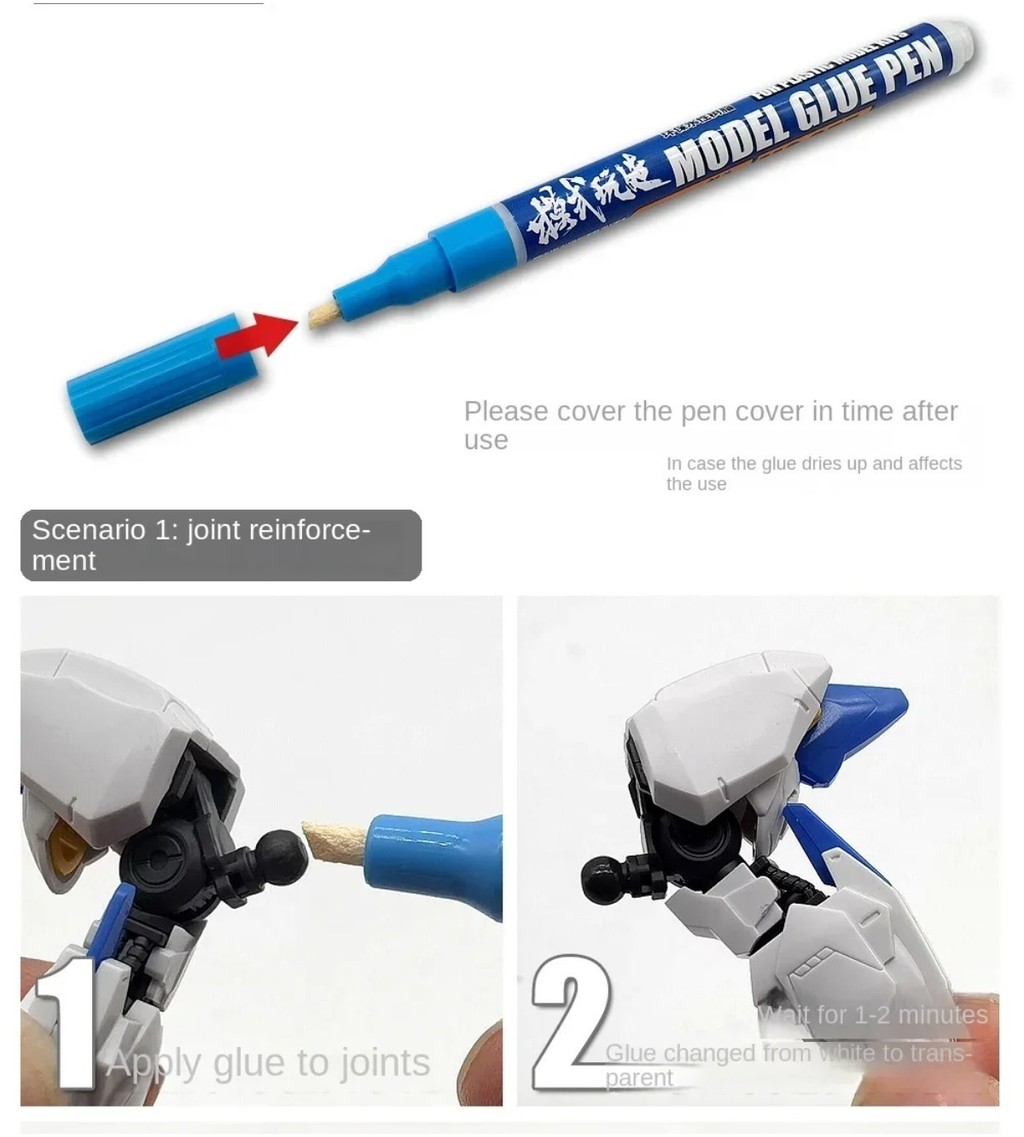 Joint Model Glue Pen MS057 for Gundam Gunpla GK DIY Assembly Handmade Model Making Tool Joint ...