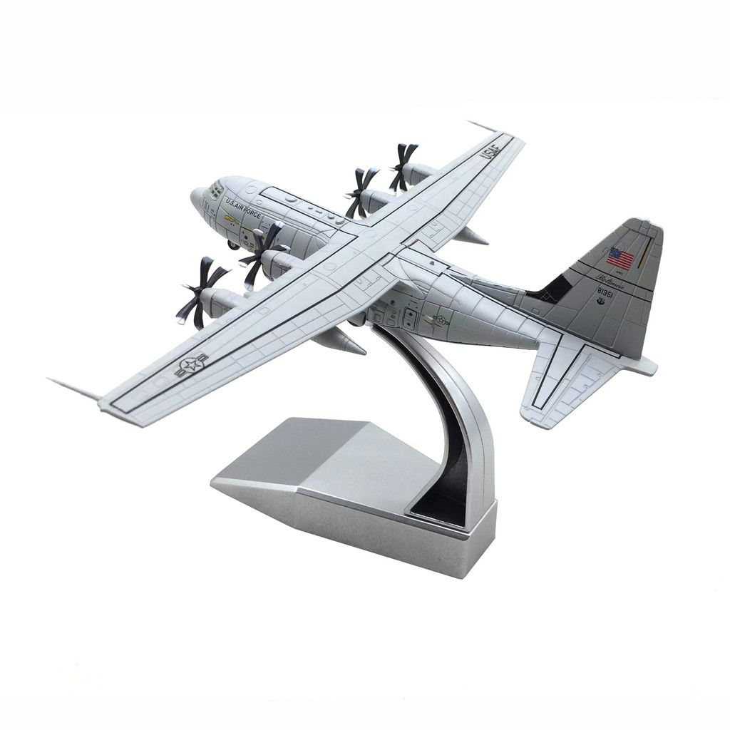 US Air Force C-130J Super Hercules transport aircraft model 1:200 scale ...