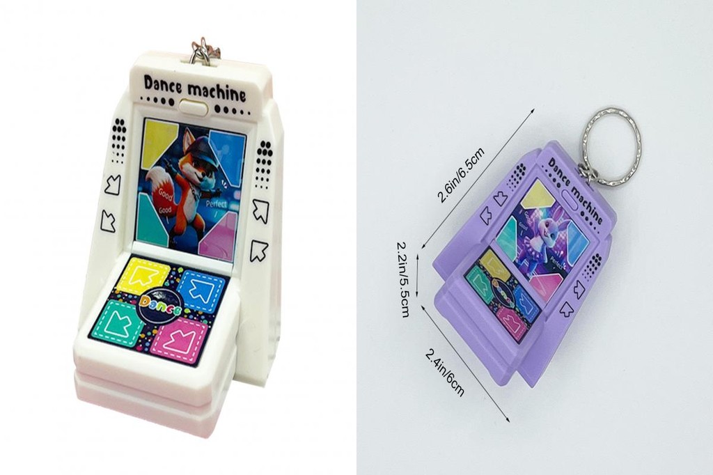 [Nice] Mini Dancing Arcade Machine Portable Mini Dance Machine Keychain ...
