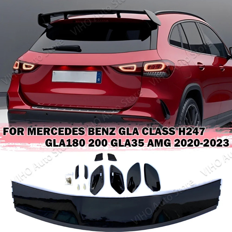 Rear Roof Trunk Spoiler Wing For Mercedes Benz GLA Class H247 GLA 180 ...