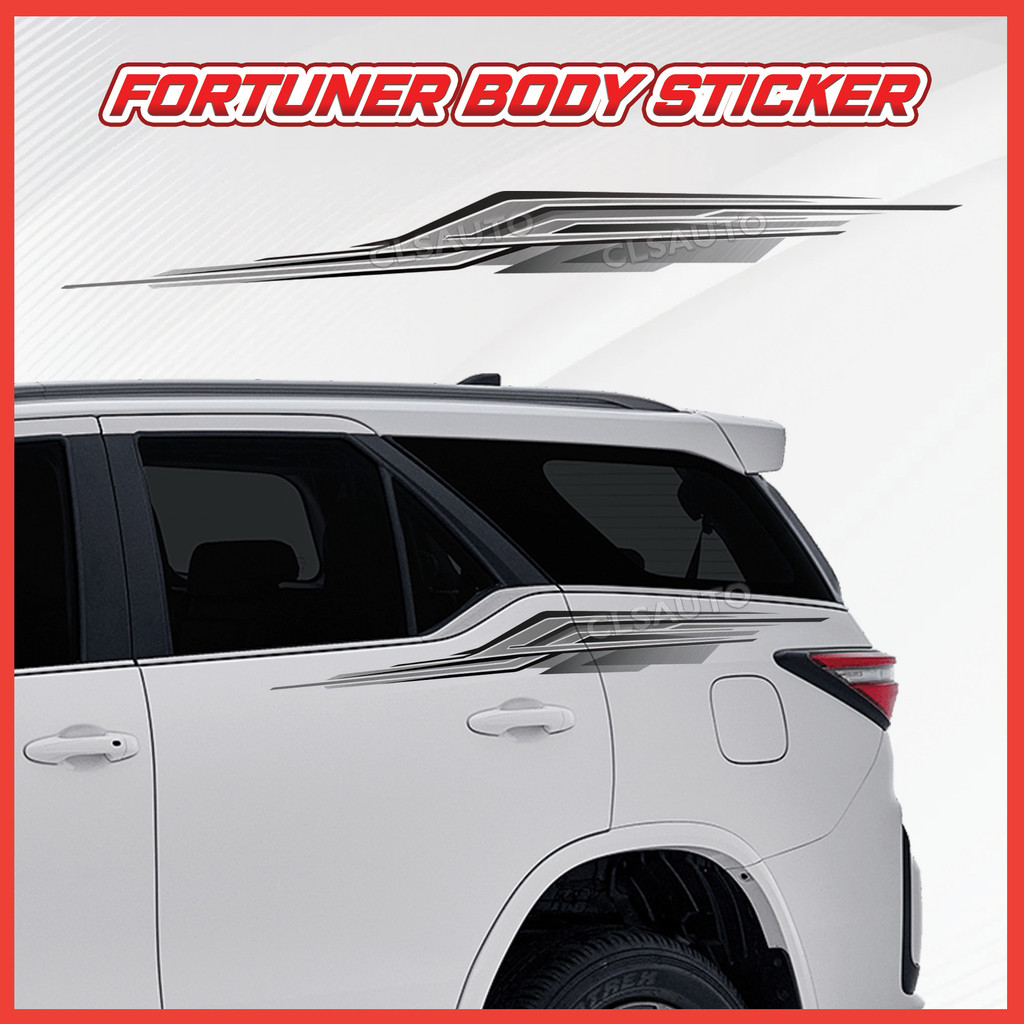 Toyota Fortuner Car Sticker Body Stiker Pintu Pelekat Original Design ...
