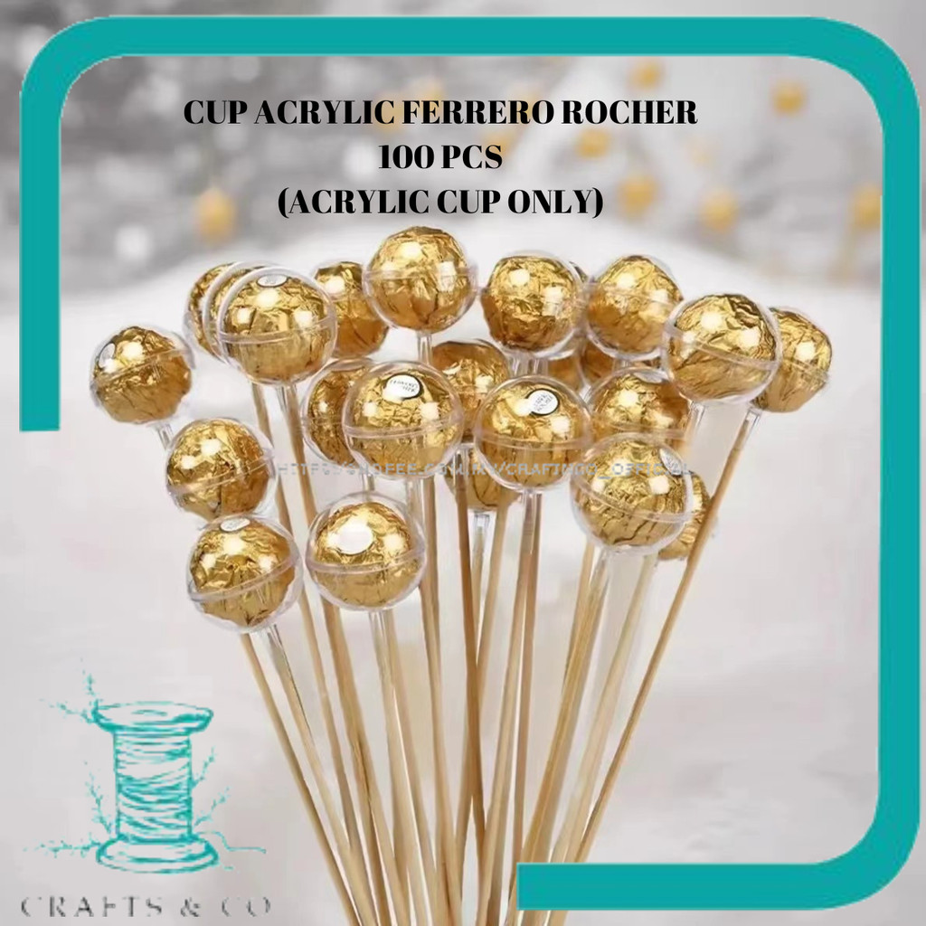 Ferrero Rocher Chocolate Case / Container for Bouquet (100pcs) | Shopee ...