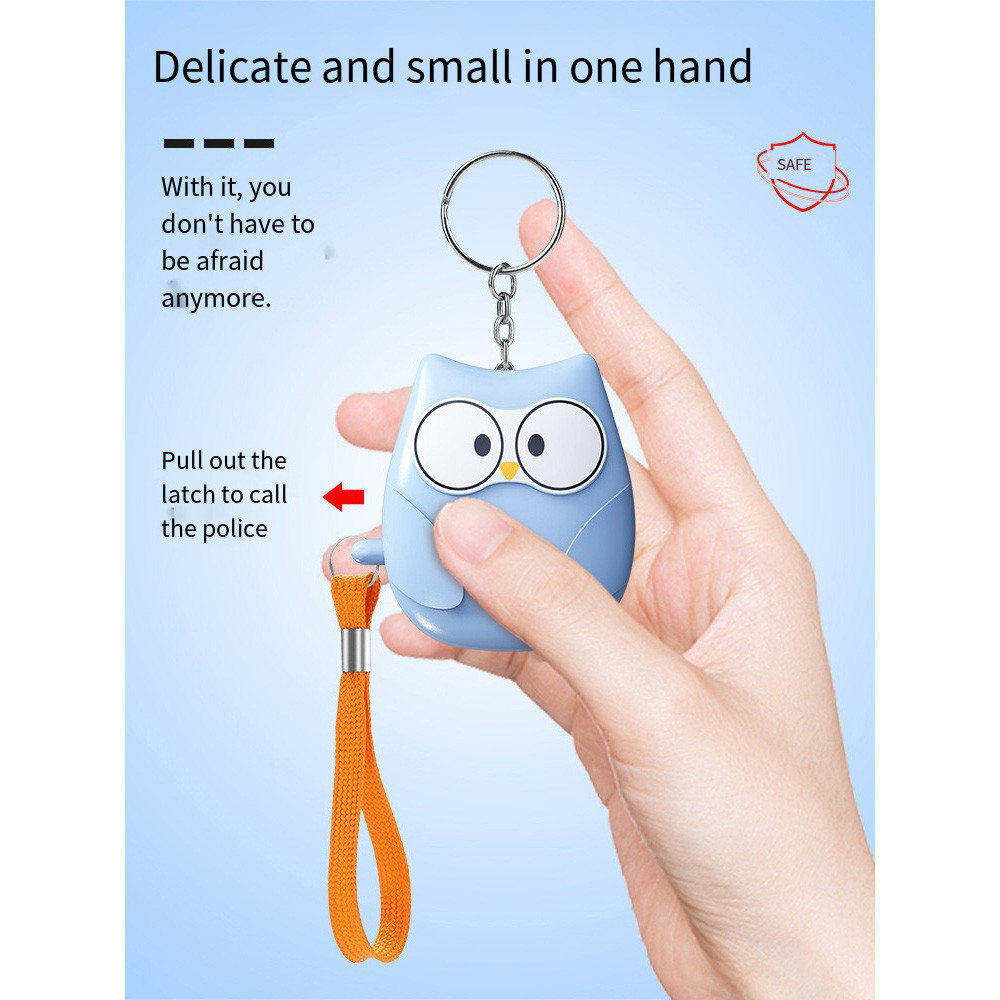 Anti-Wolf Self Defense Alarm Bag Anti-Attack Loud Personal Alarm 130db ...