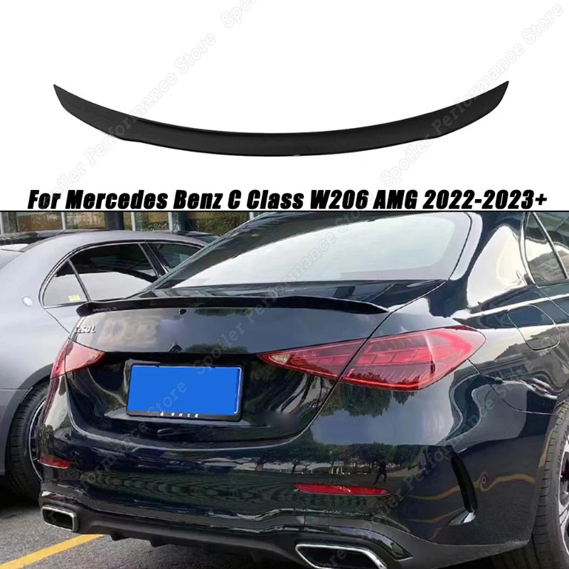 For Mercedes Benz C Class W206 AMG 2022-2023+ Car ABS Rear Trunk Boot ...