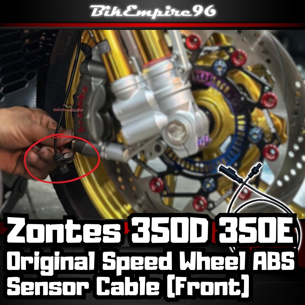 Zontes 350D 350E ABS Sensor Speed Wheel Cable (Front) 1181200-118000 ...