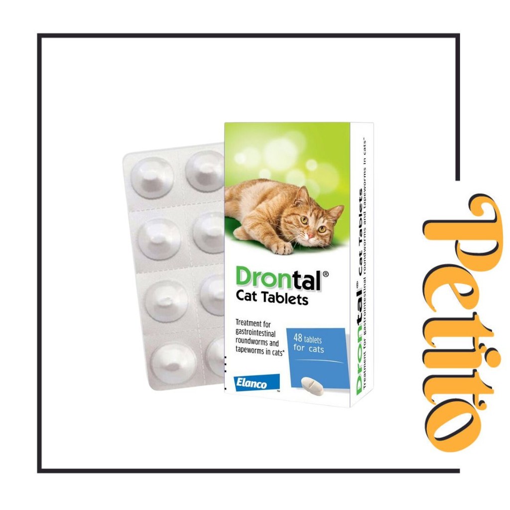 Drontal Cat Tablets Dewormer(1 Biji/Tablet) | Shopee Malaysia