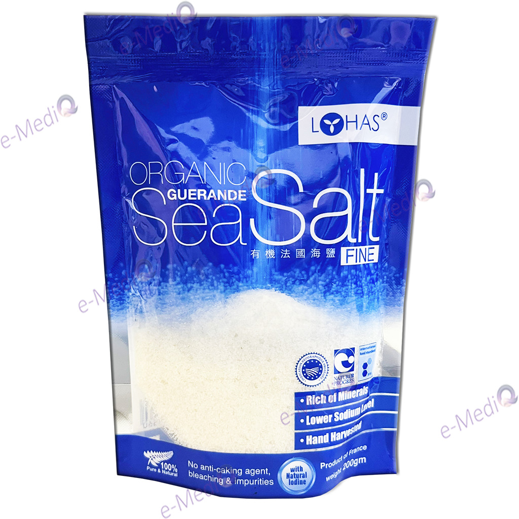 Lohas French Sea Salt Fine Organic Garam Halus [Celtic Salt Style Hand ...