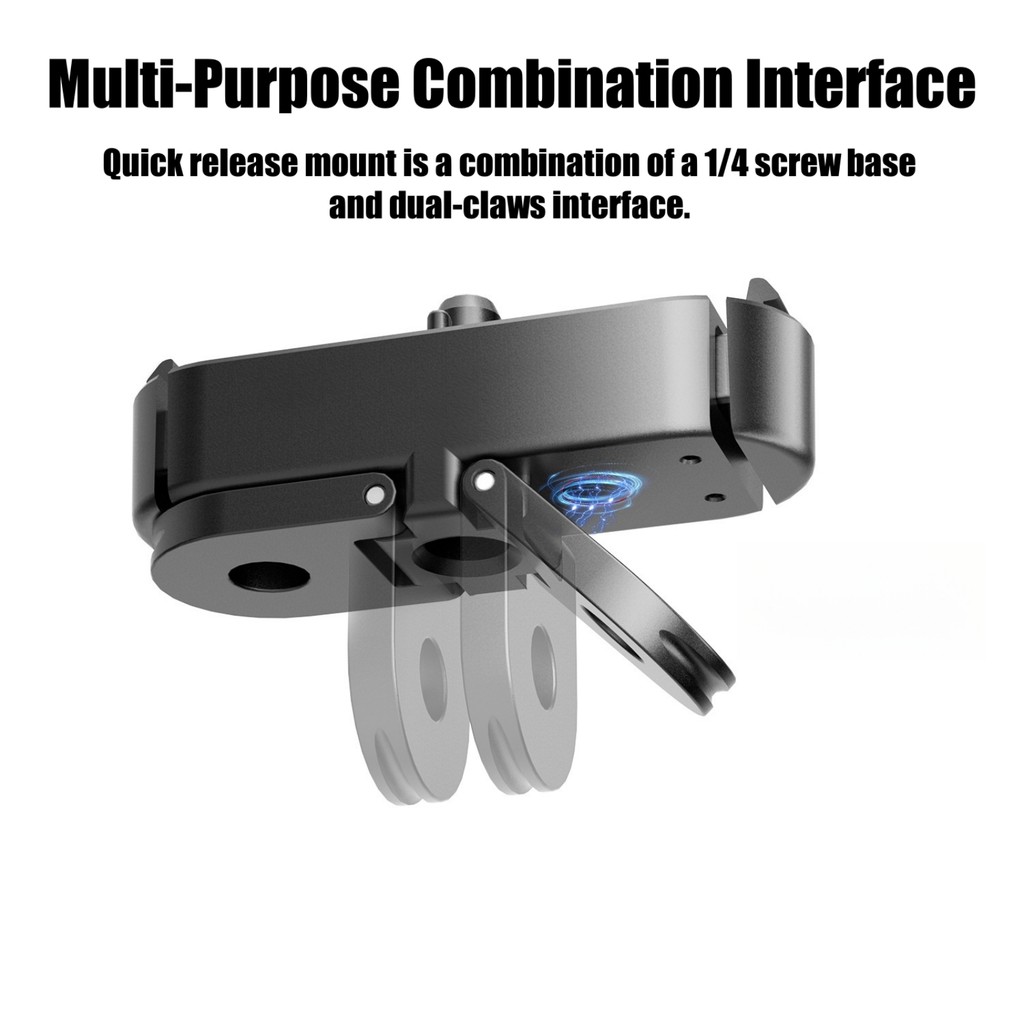 Quick Release Mount for GoPro Hero 13,Magnetic Latch Mount with 1/4 ...