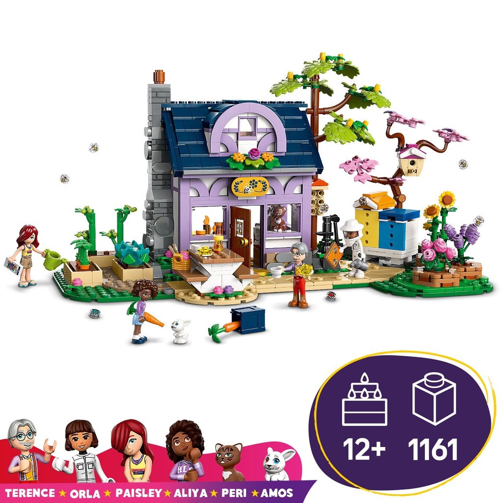LEGO 42669 LEGO Friends Beekeepers' House and Flower Garden Building ...