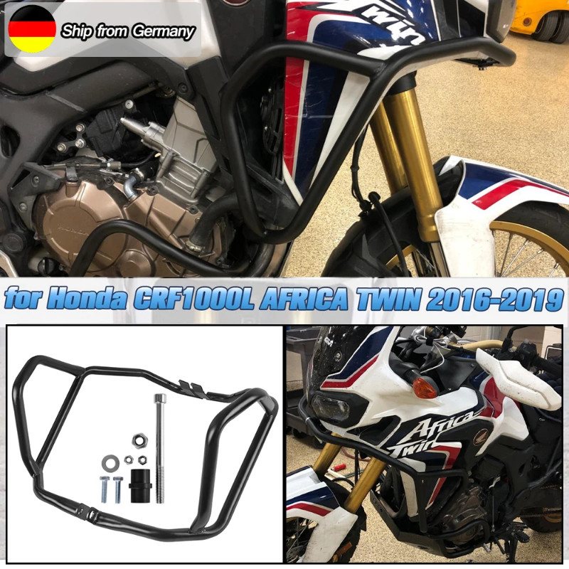 Upper Crash Bar Engine Guard Bumper Frame Slider Protector for Honda ...