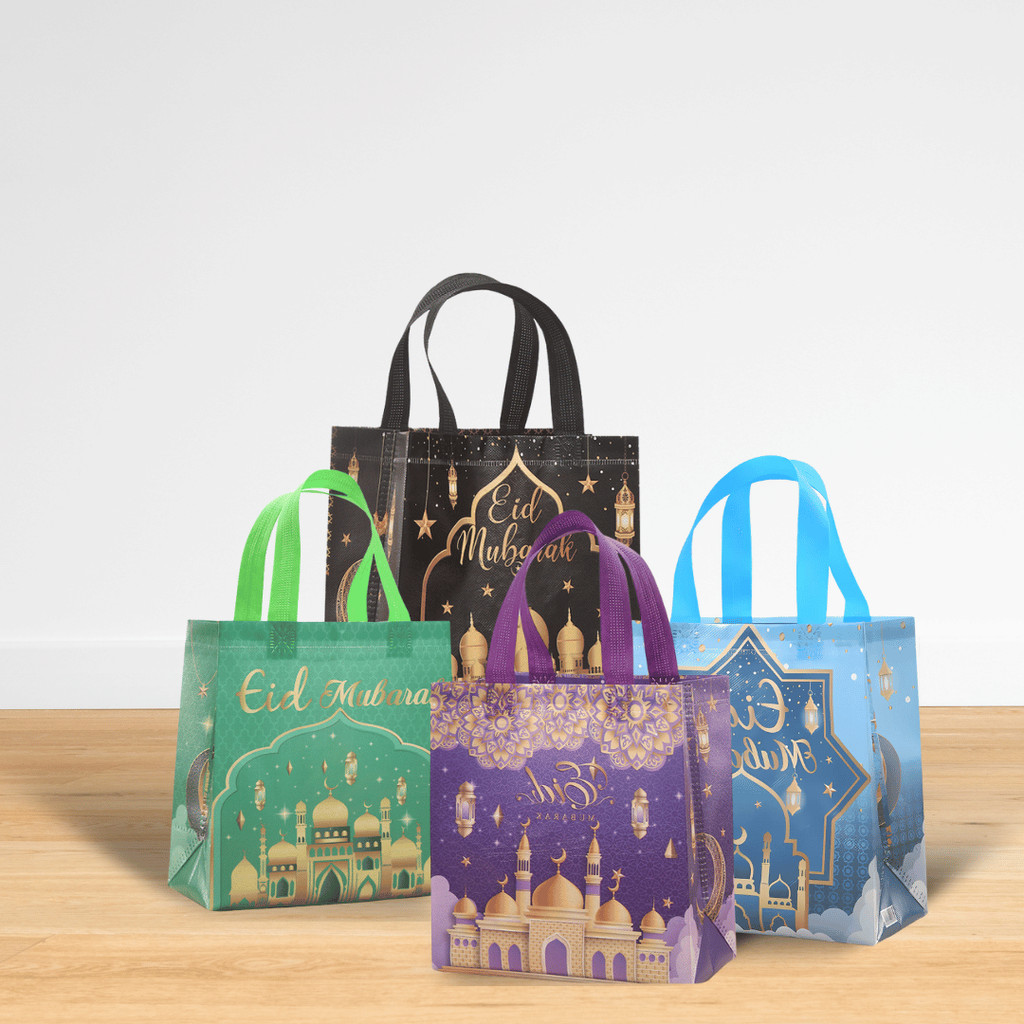 Hari Raya Woven Bag 2025 / Doorgift Goodies Handle Bag / Eid Mubarak ...