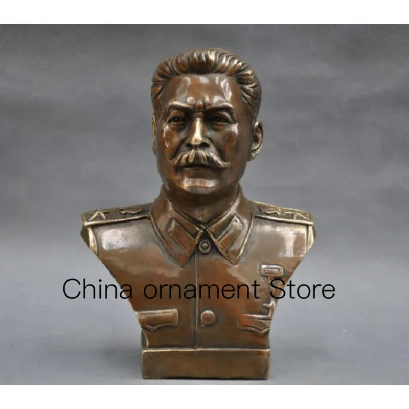 7-Inch Bronze Statue of Russian Leader Joseph Stalin Bust | Shopee Malaysia