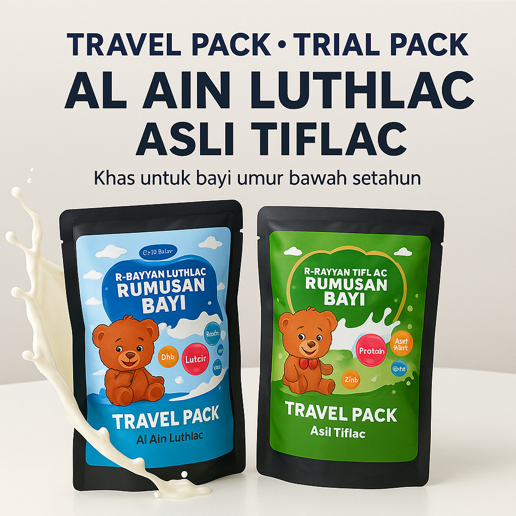 ORIGINAL HQ TRIAL TRAVEL Pack R-Rayyan Susu Kambing Formula 0-12 Bulan ...
