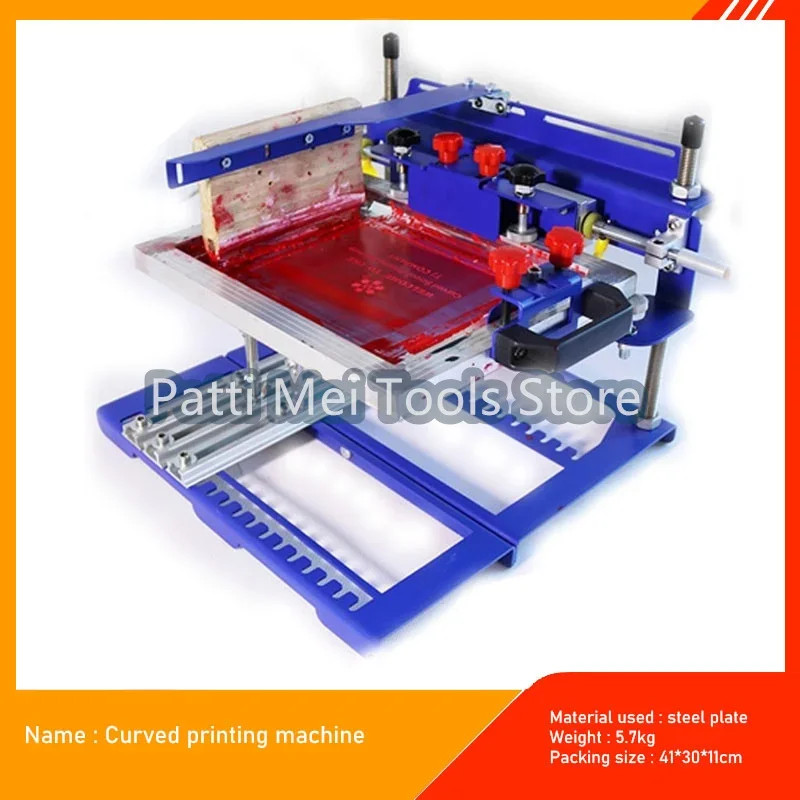 Curved Surface Screen Printing Machine, Curved Surface Printer, Screen ...