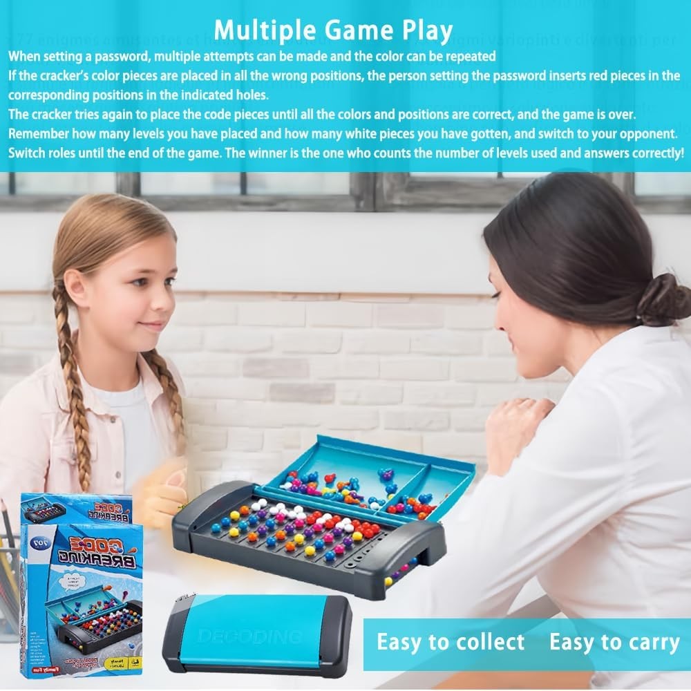 Puzzle Code Breaker Family Board Game Kids Intelligence Toys Brain Game ...