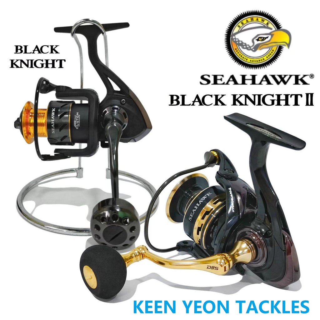 SEAHAWK BLACK KNIGHT II / BLACK KNIGHT FISHING REEL (SPINNING) | Shopee ...
