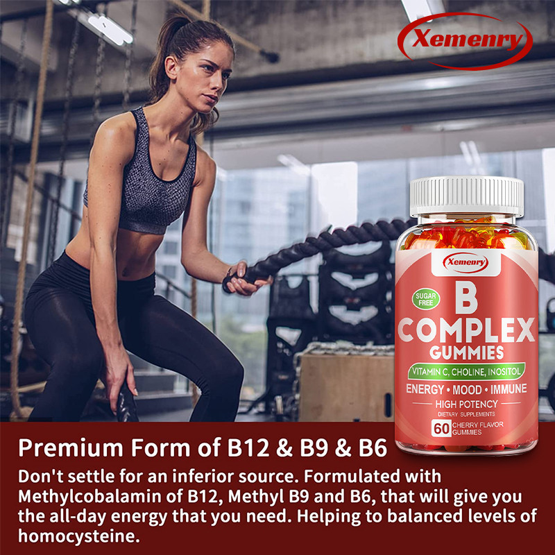 Max B Complex Gummies - Delicious Vitamin B12 Gummies for Adults with Vitamin C, Biotin ...