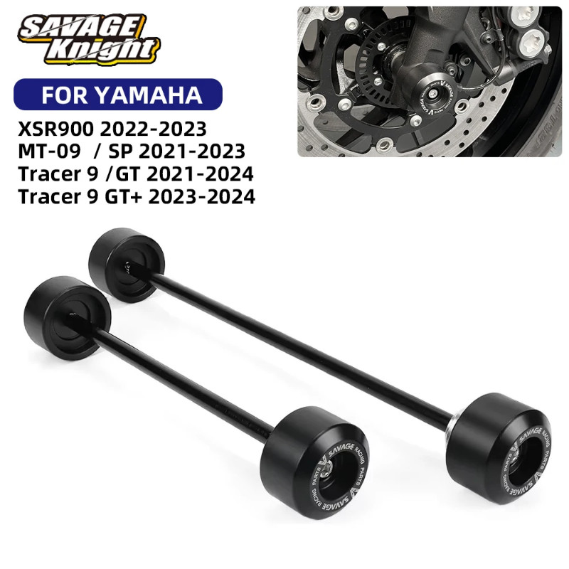 MT09 Wheel Axle Fork Crash Sliders For MT-09 XSR900 Tracer 9 /GT 9 GT+ ...