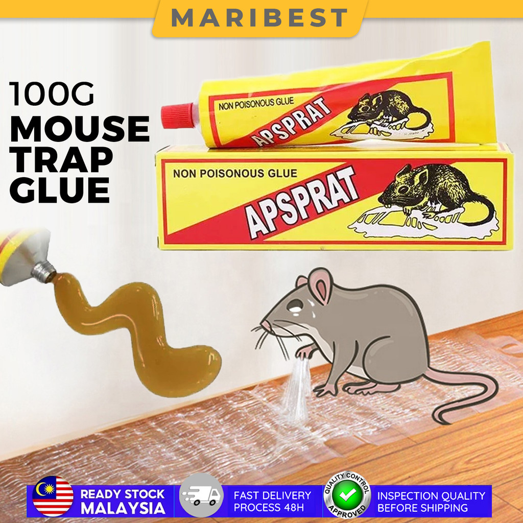 100G Super Glue Mouse Trap Glue Pest Control Rat Glue Trap Perangkap ...
