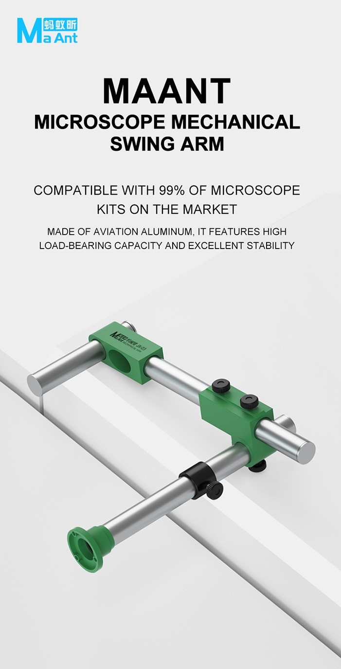 MaAnt JX-03 Adjustable Height Arm Clamp kit for Mobile Phones Repair ...