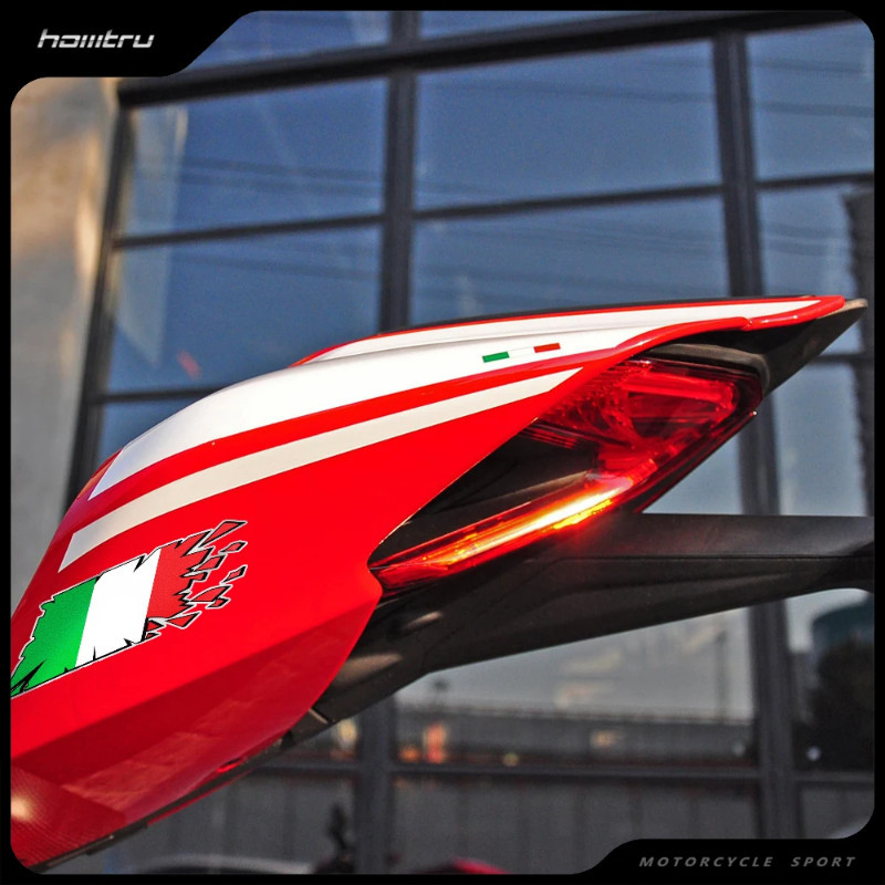Motorcycle Tank Decals Tearing-exploding Rip Decals Case for Ducati ...