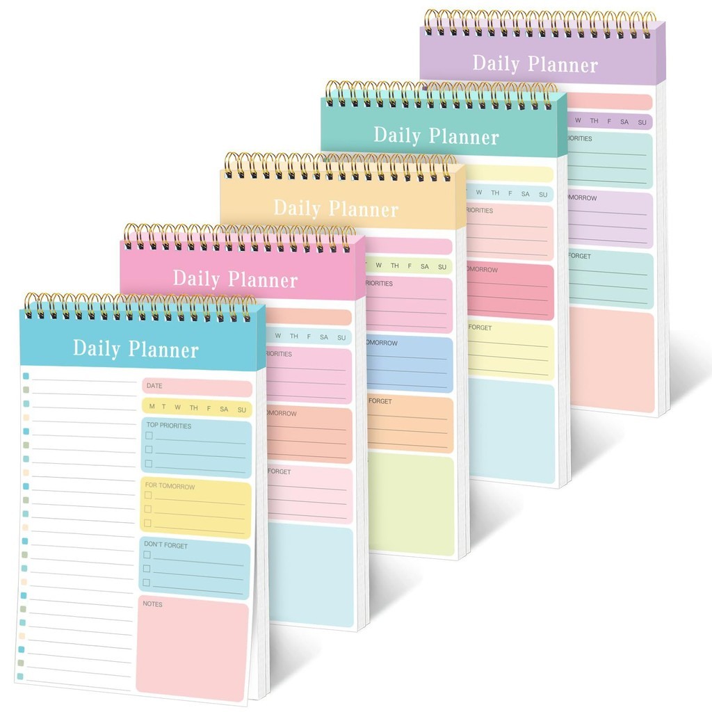 Ossayi 1Pack Daily Planners Teacher A5 30Sheet Schedule Spiral ...