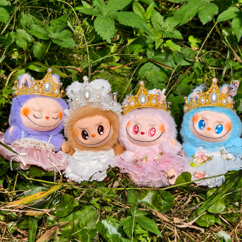 Labubu V2 Clothes Princess Queen Wedding Dress for Labubu Have A Seat ...