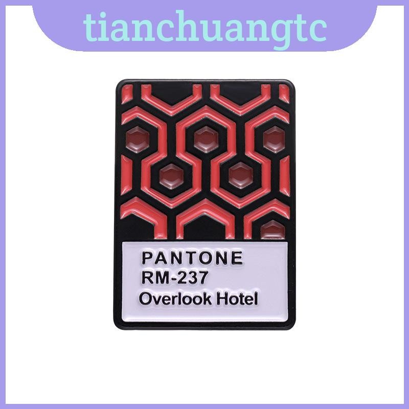 Horror-themed Alloy Unique Shining Chest Pin With Geometric Letter For ...