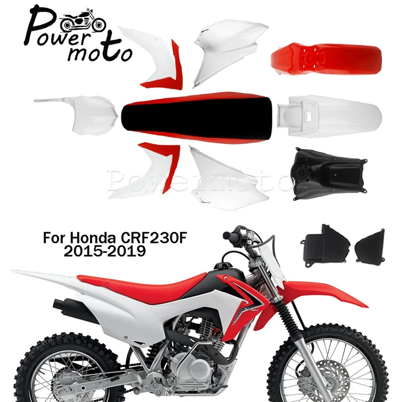 Motocross Full Plastic Fairing Kit For Honda CRF 230F CRF230F Front ...