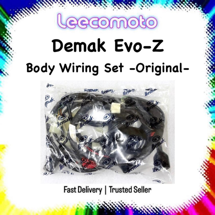 Demak Evo-Z Evo Z EvoZ 110 Harness Body Wiring Set Local & Original Wire Wayar Wayer Wayering ...