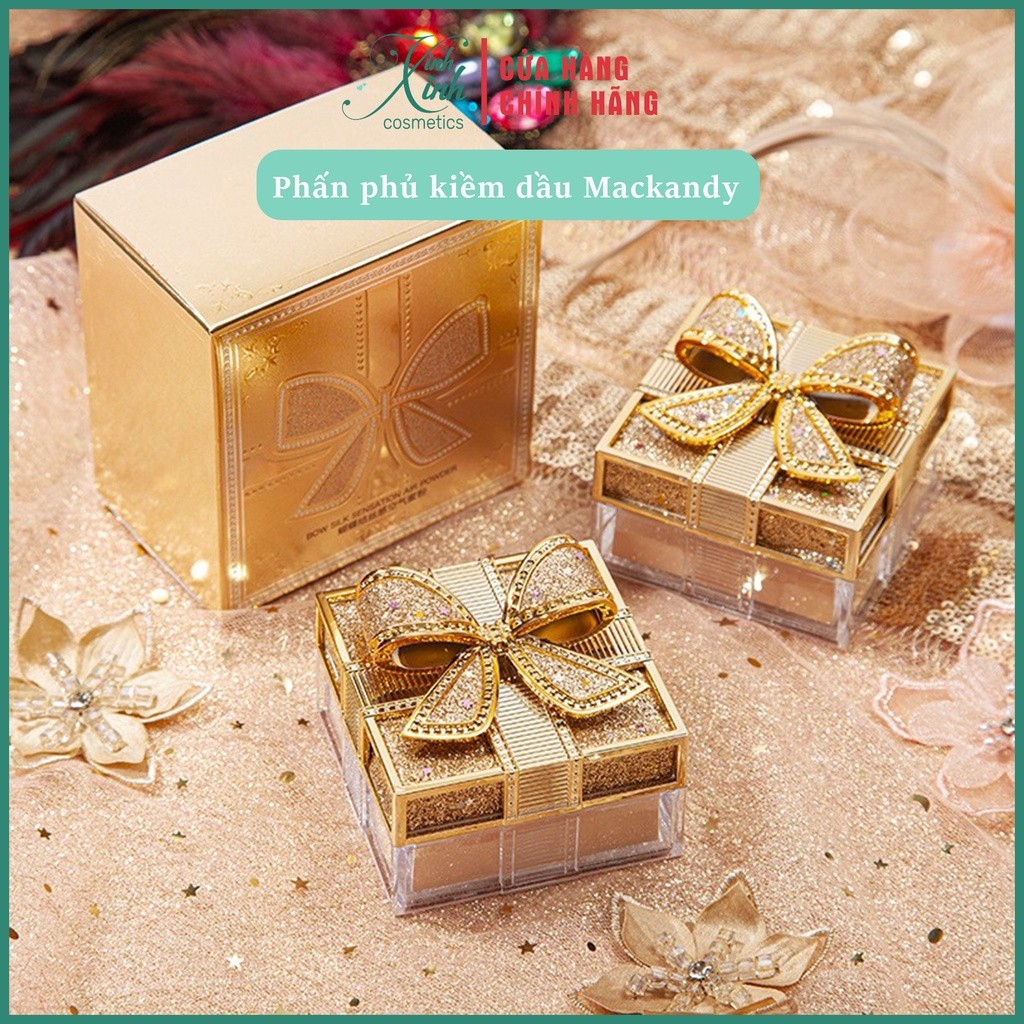 in stock [Yellow Bow box] Mack Andy GOLD BOW oil control powder, super ...