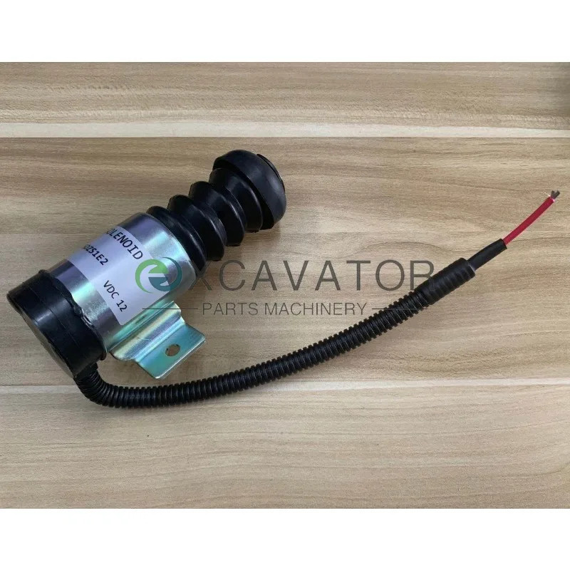 12V/24V Excavator parts for Deutz engine flameout solenoid valve BF4L91 ...