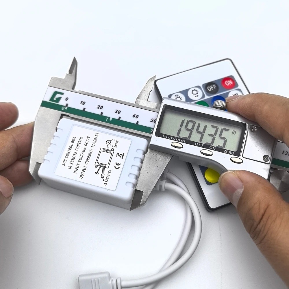 DC12V 24Key Led RGB Control Box IR RF Remote Infrared Wireless ...