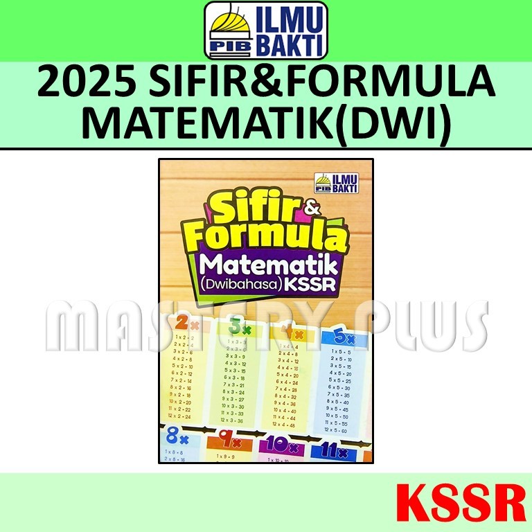 SIFIR & FORMULA MATEMATIK DWIBAHASA KSSR 205 & 2024 (POKET SAIZ) RUJUKAN SEKOLAH RENDAH TAHUN 1 ...