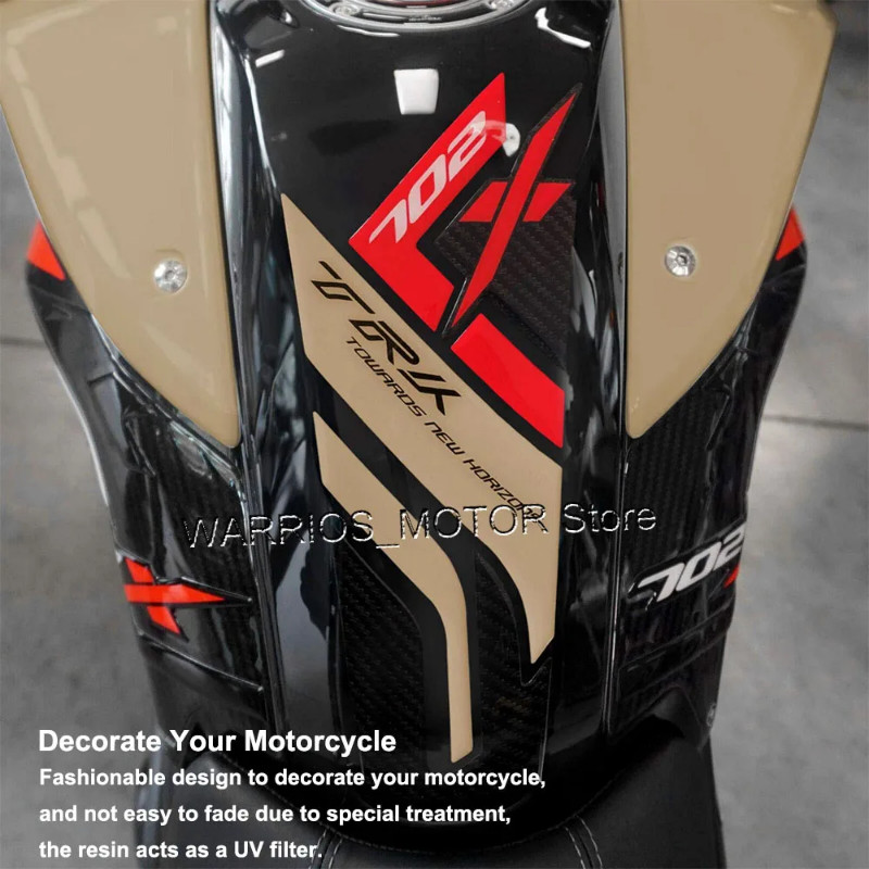 For Benelli TRK 702X TRK 702 X 2024 TRK702X Accessories 3D Gel Epoxy ...