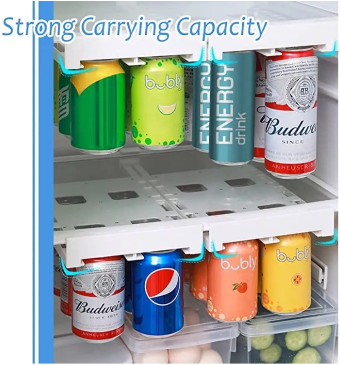 1Pc Beer Soda Can Storage Rack, Refrigerator Rack Beve, Soda Can ...