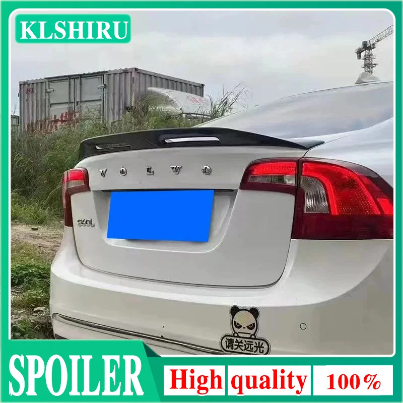 For VOLVO S60 Spoiler 2014-2016 VOLVO S60 High Quality CARBON FIBER Car ...