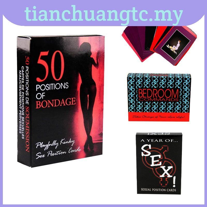 Position Sex Cards Games For Couples Fun Adults A Year Of Bedroom Sex