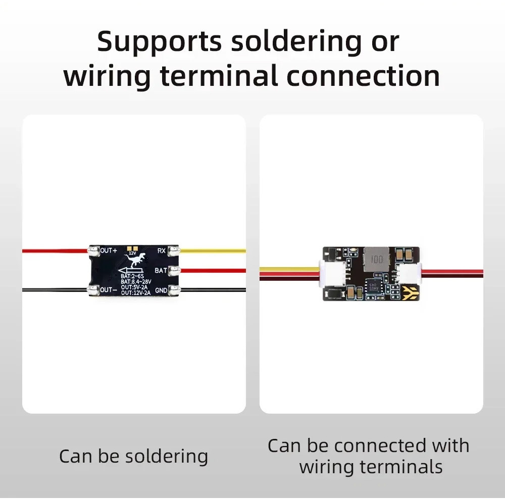 HGLRC 5-12V BEC Remote-controlled BEC Step-down Module Supports Two ...